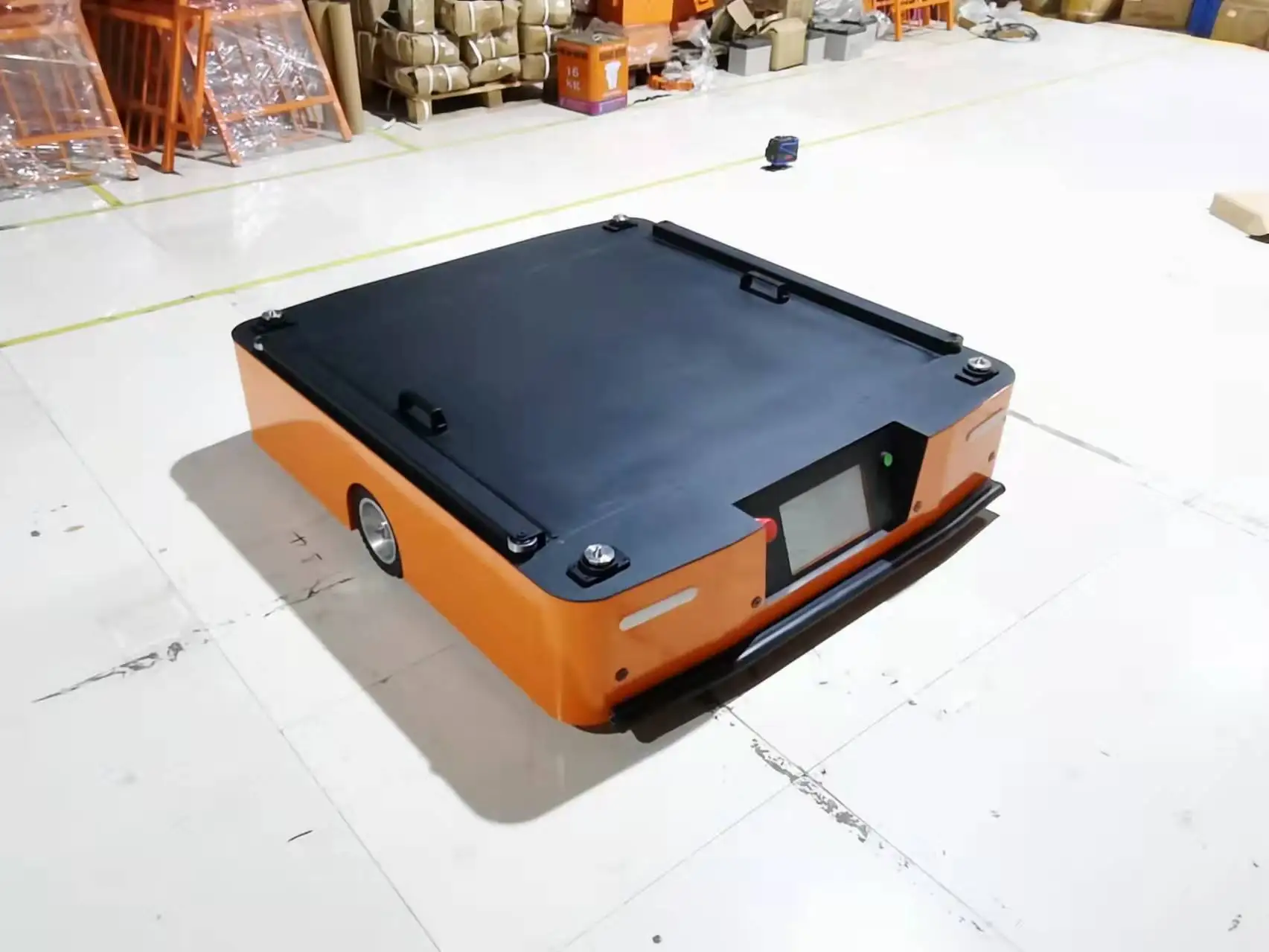 Intelligent QR Code Navigation AGV Robot for Warehouses