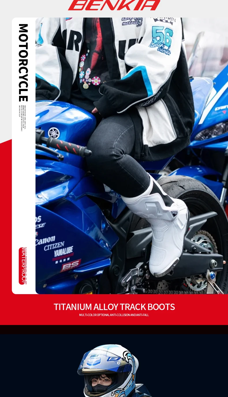 Wholesale Off-road Competitive Boots Motorcycle Race Touring Riding ...