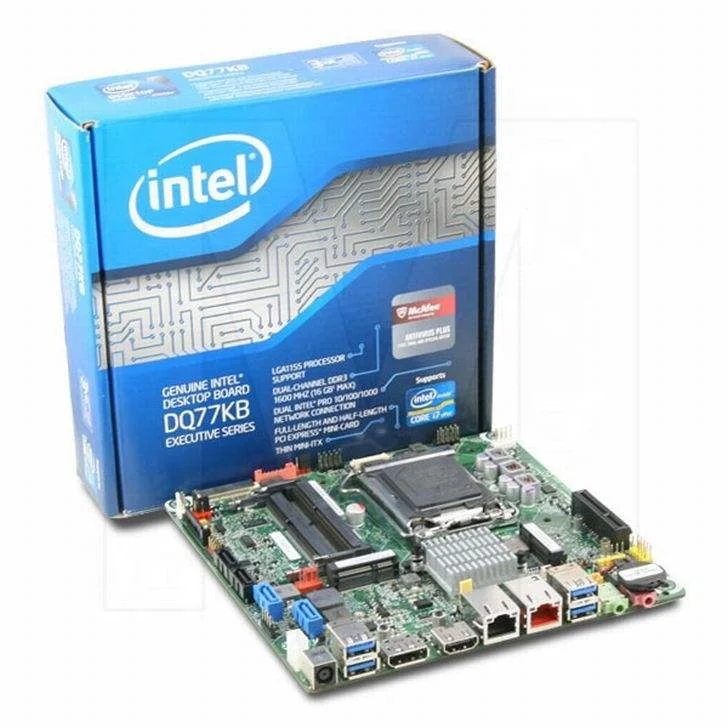 DQ77KB Intel Motherboard - LGA 1155, 8GB DDR3, Integrated Graphics