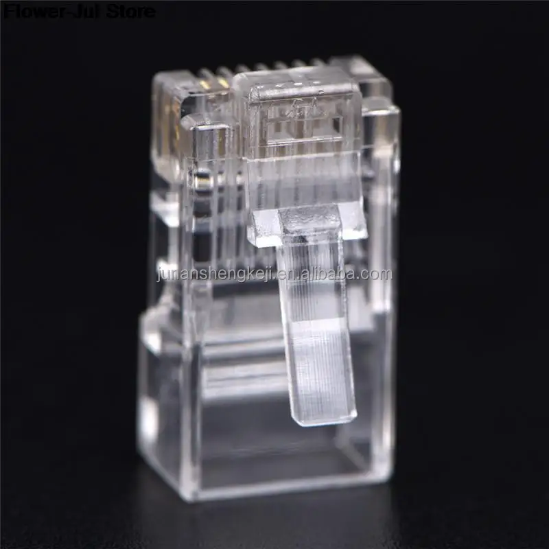 Rj45 Connector 8p8c Rj45 Modular Plug Network Connector For Cat5 Cat5e ...