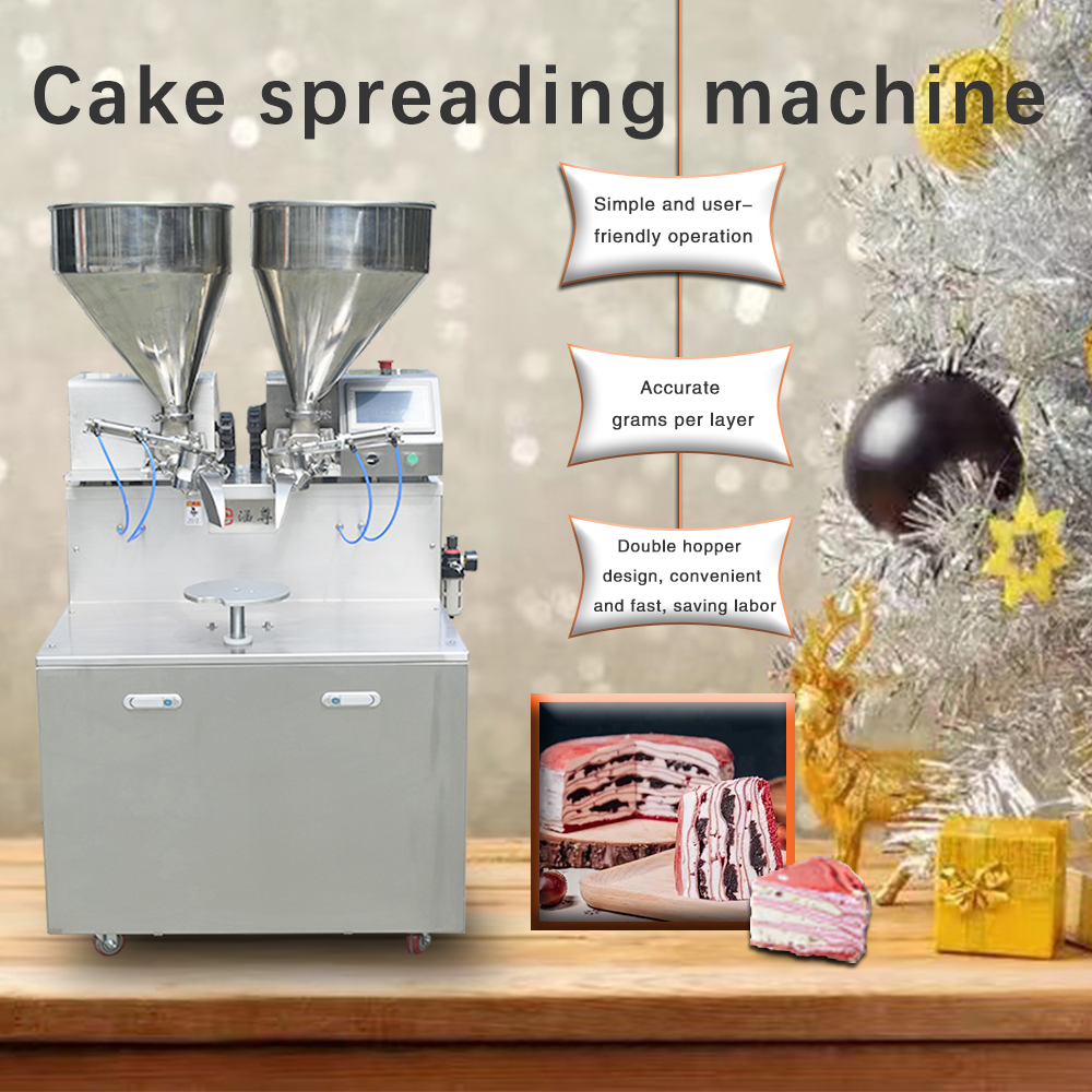 Wafer Bread Cream Spreading Machine/bakery Cake Ice Cream Chocolate ...