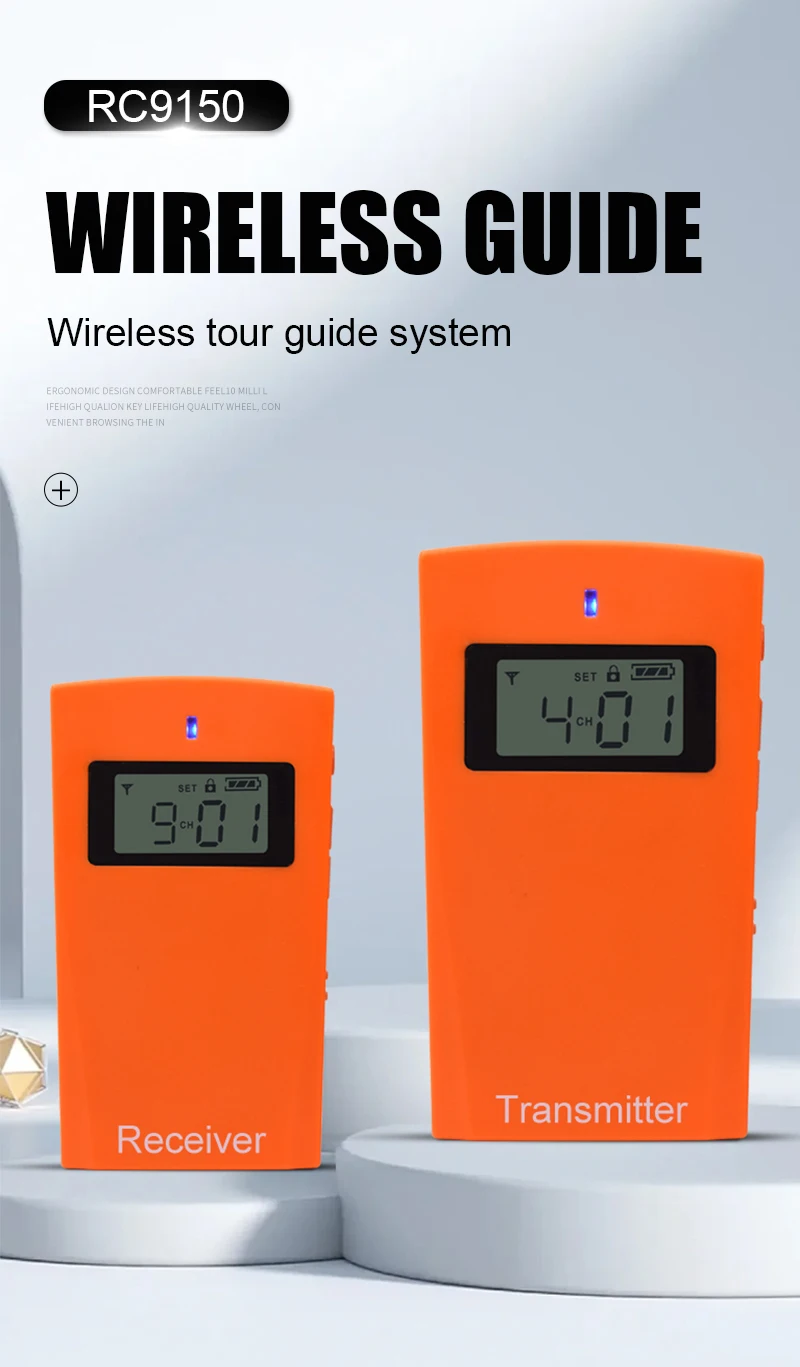 Uhf 903-926mhztype-c Rich Age Rc9150 A Tour Guide System Is A Portable ...