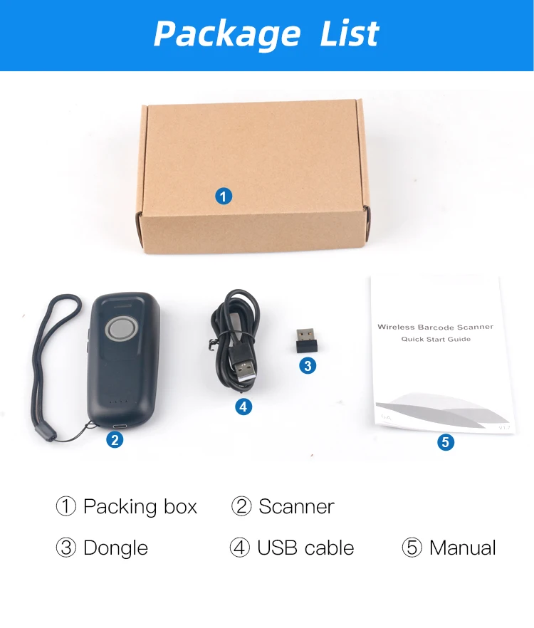 Small Portable 1d 2d Barcode Scanning Warehouse Inventory Counting ...