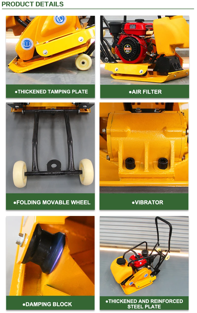 Factory Outlet Vibrating Plate Compactor Double-way Concrete Wacker ...