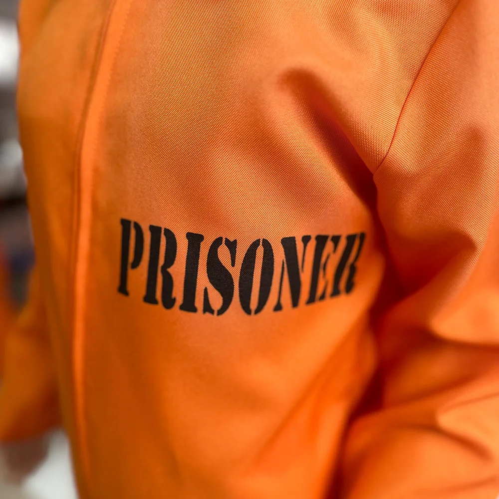 Orange Prison Jumpsuit Cosplay - Perfect for Halloween