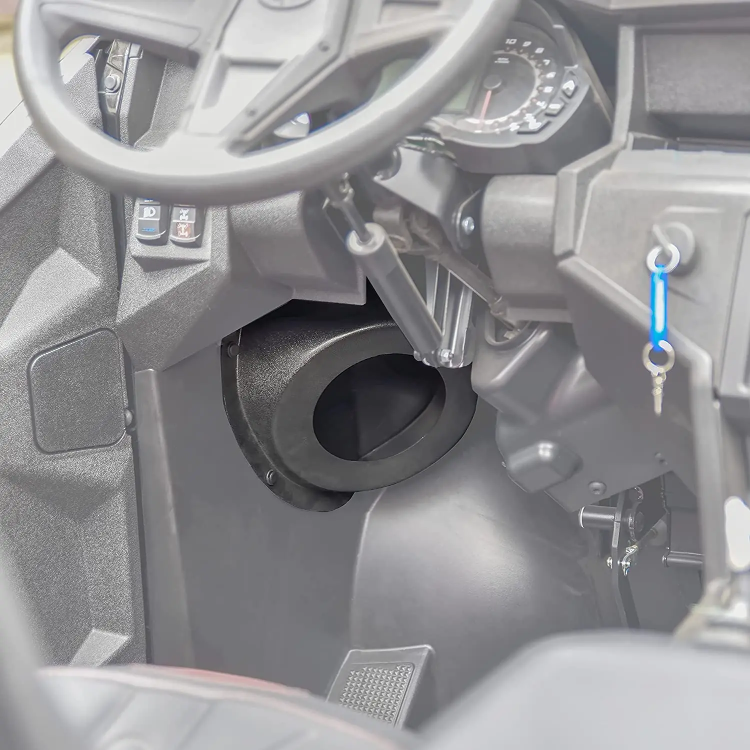 UTV Under Dash Kick Pod Brackets, 6.5" Speaker Mount Front Kick Panels ...