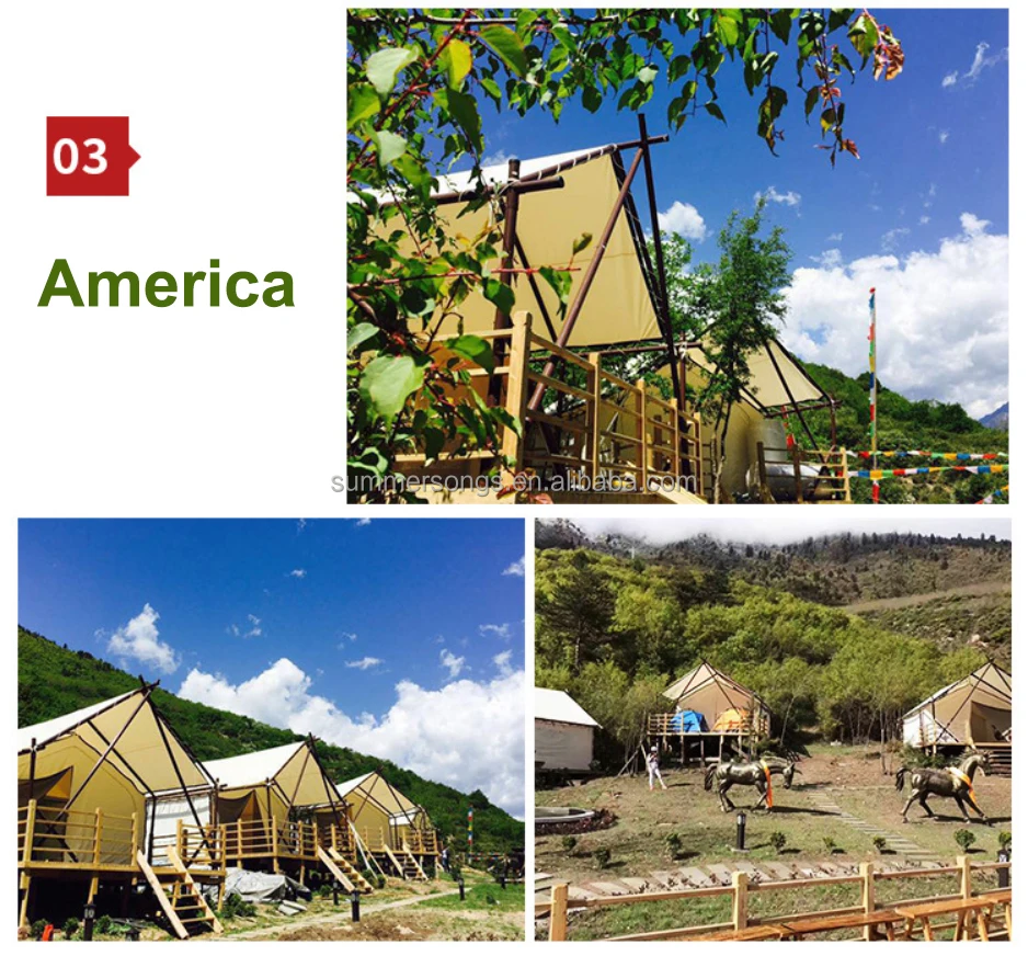 Luxury Camping Tents - Durable Steel Frame Glamping Yurts