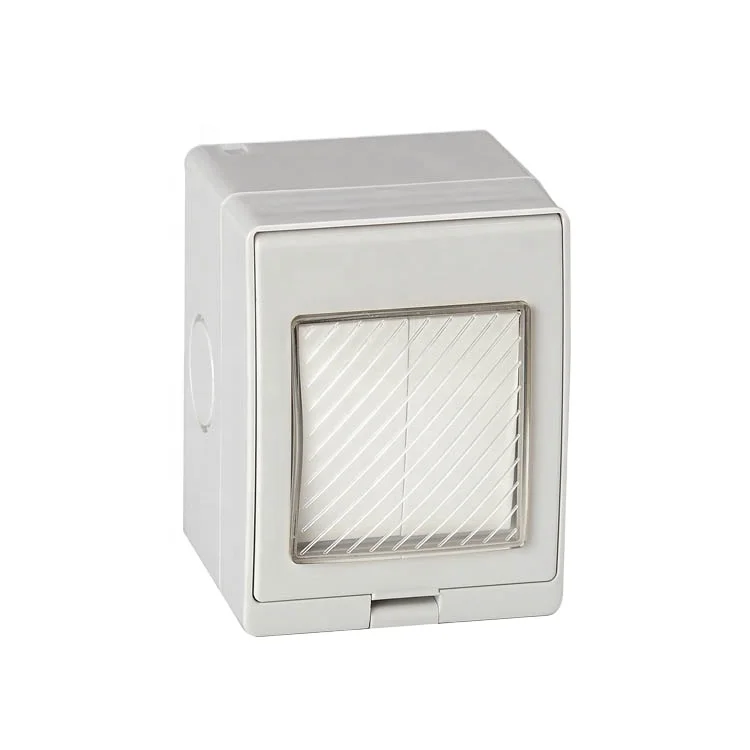 Abs Material Ip55 Surface Mounted 1 Way Single Control Bathroom ...