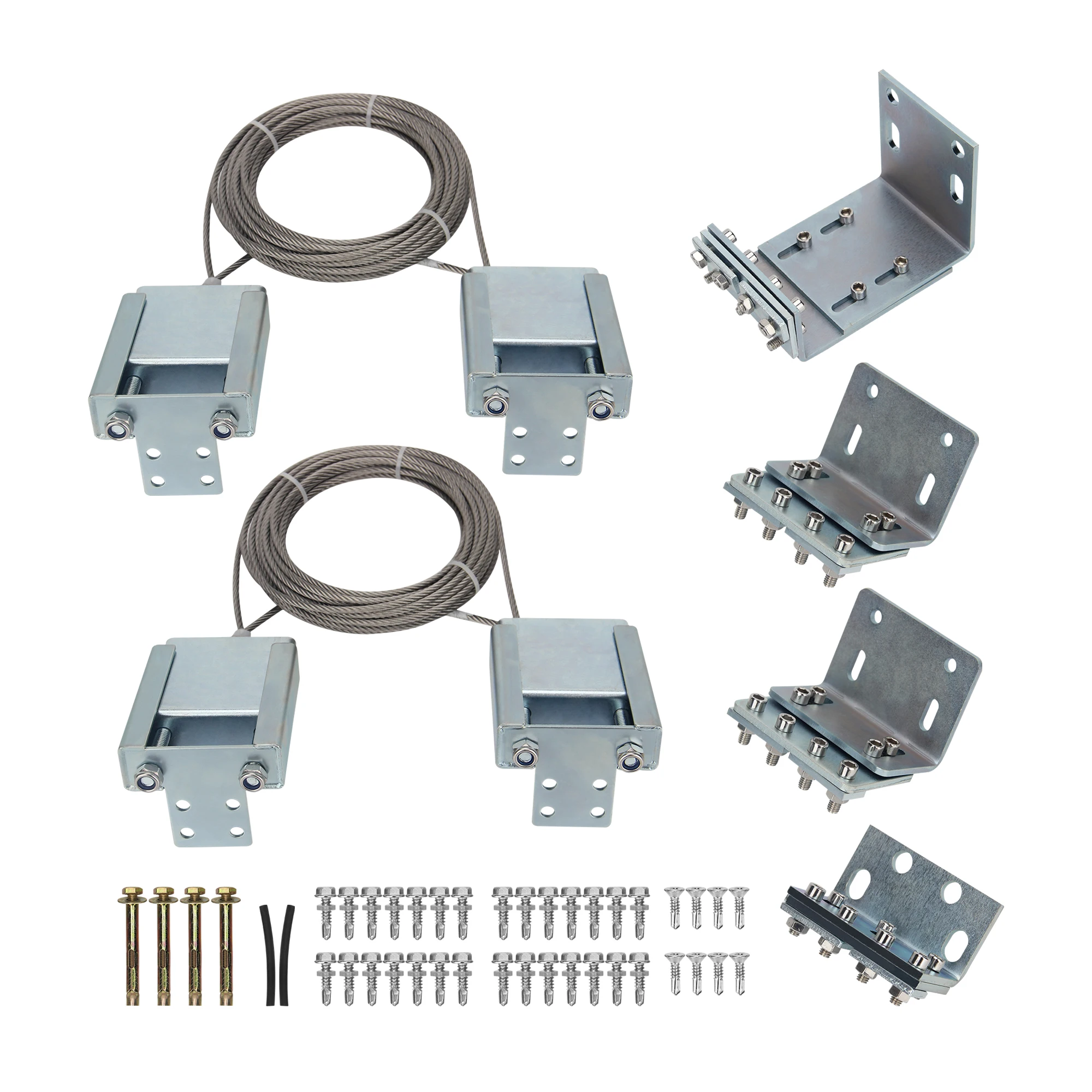 Telescopic Sliding Gate Operator Door Hardware Kit for 3 Doors