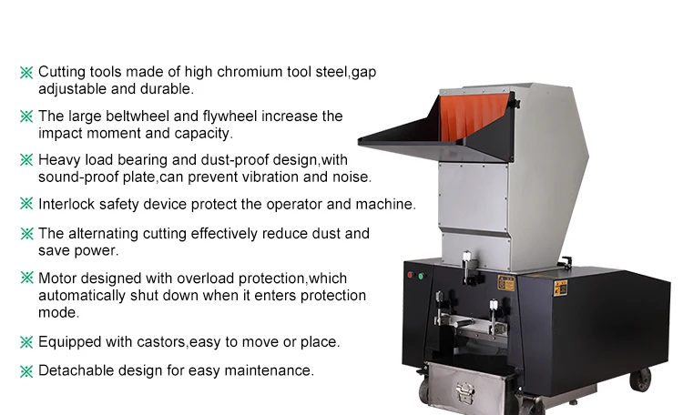 7hp Plastic Crusher - Efficient Waste Recycling Machine