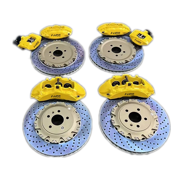 Front Racing Big Brake 6 Pot V6 Sport 6 Piston Rear 4 Pot Electronic ...