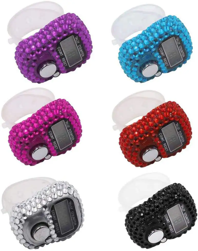 Muslim Finger Hand Tally Counter Electronic Digital Tasbeeh Counters ...