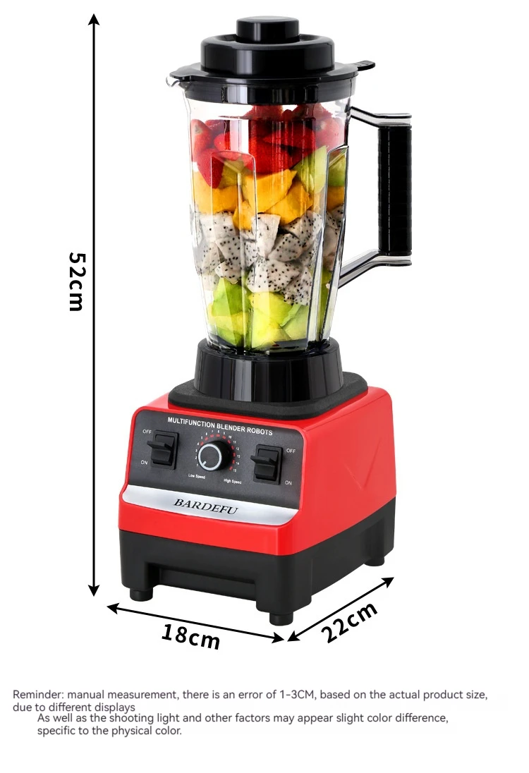 In Stock Kitchen 9500W 3L Professional Blender - Heavy Duty