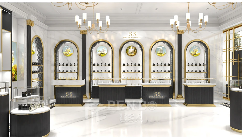 Luxury Arabian Fragrance Perfume Shop LED Lit Eco-Friendly Heavy Duty ...