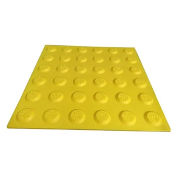 Non Slip Tpu Plastic Tactile Indicator Mat Floor Tile 300x300 - Buy ...