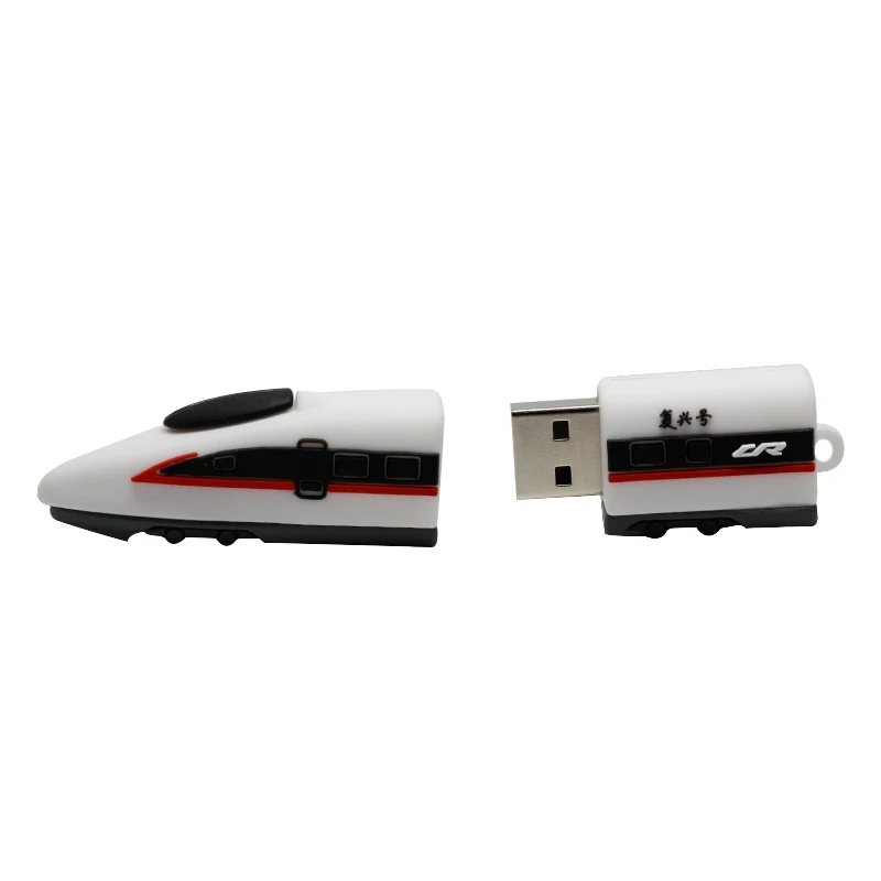 High-Speed Rail Custom Shape PVC USB Flash Drive USB 2.0 Interface ...
