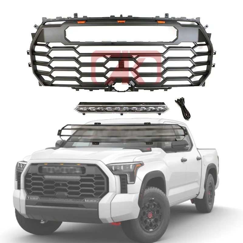Car Body Kit Modified Led Front Grille Grill for Toyota Land Cruiser ...