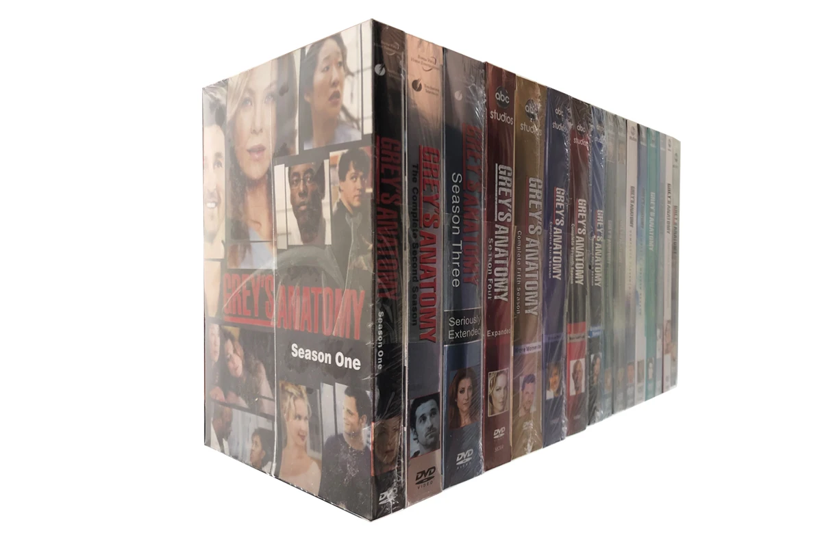 Grey S Anatomy Season 1-18 The Compete Series 98 Discs Factory ...