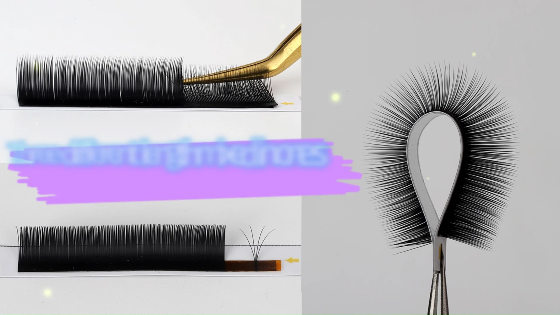 Sp Eyelash Korean Pbt Easy Fanning False Eyelashes Camellia Cashmere ...