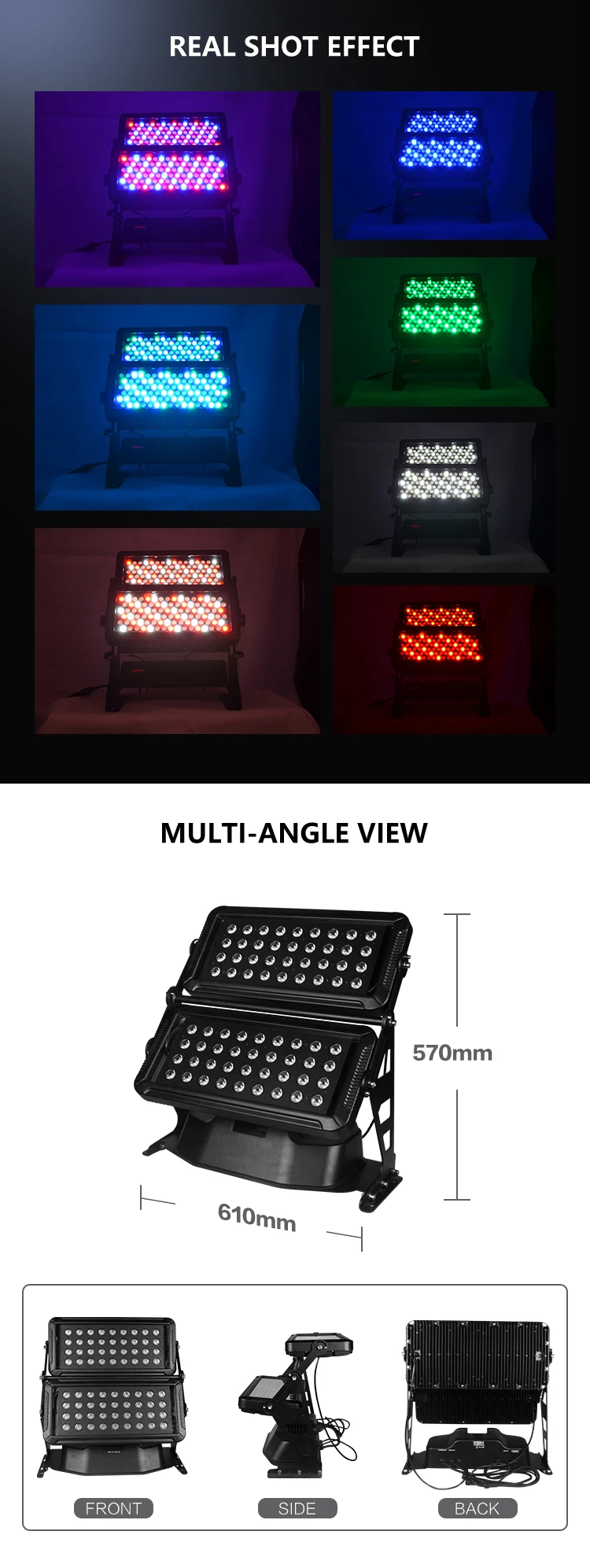 Factory Wholesale Ip65 1200w Led Linear Outdoor Wall Washer Rgbw Wash ...