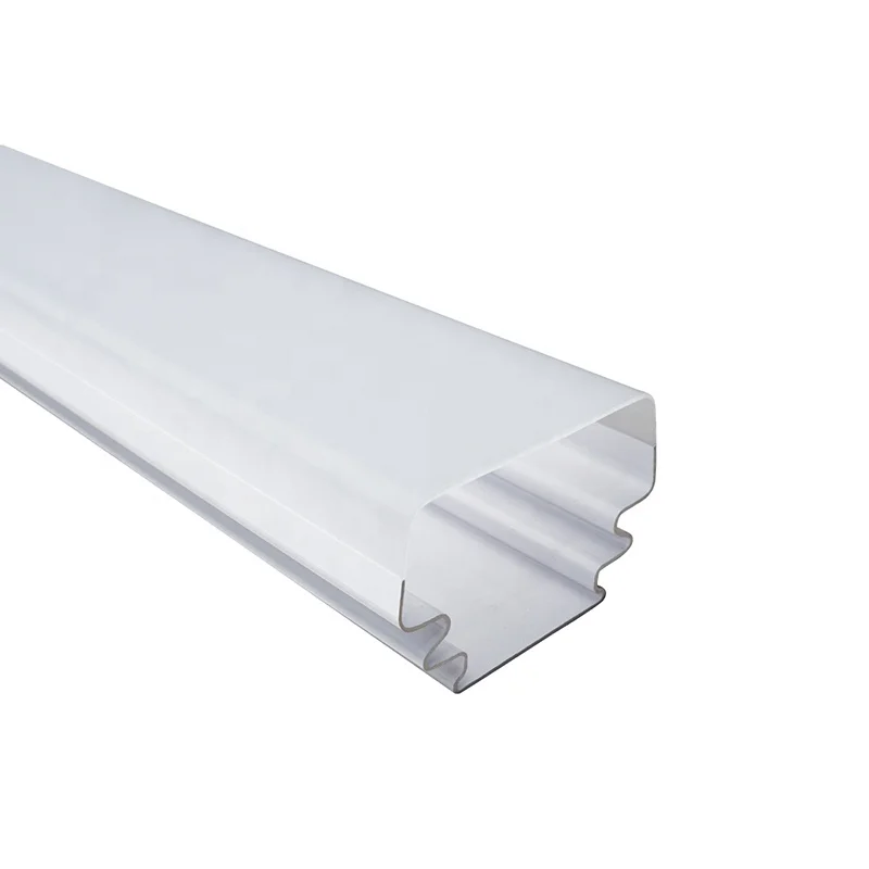 Extrusion Profile Customized Clear Profile Led Strip Plastic Cover ...