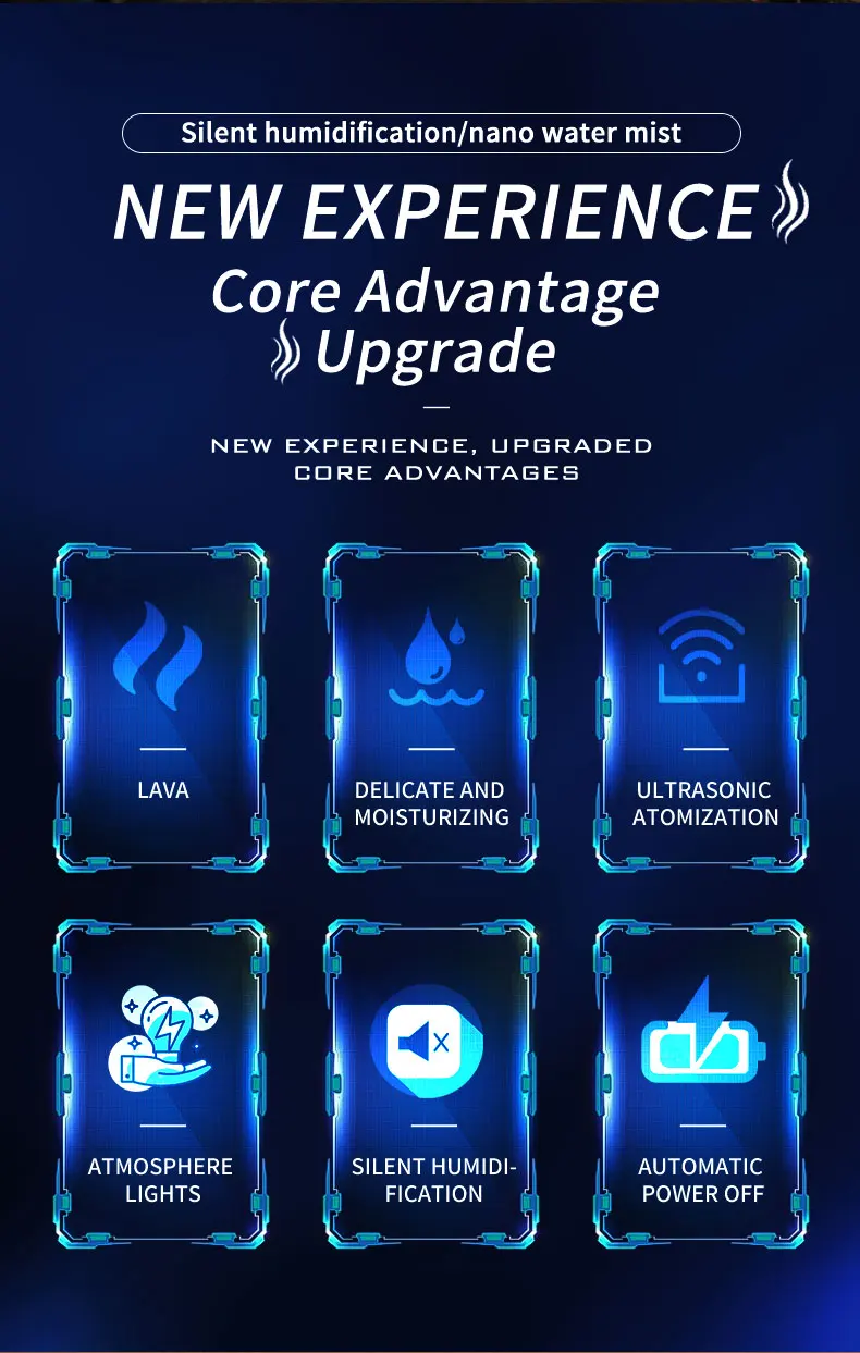 Lava Volcano Electric Evaporative Humidifier - Aromatherapy ...