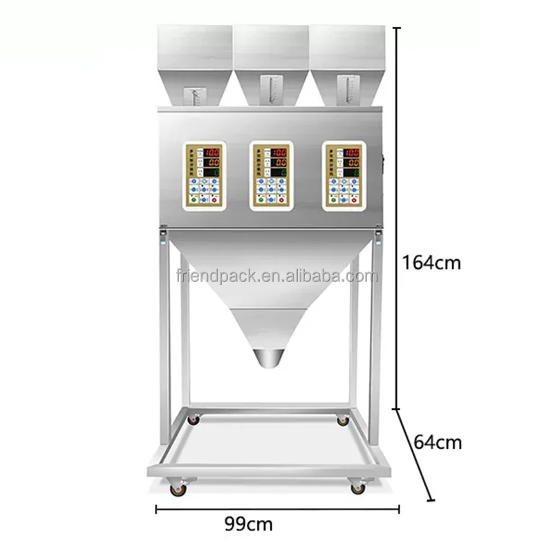 Double Hopper Packaging Machine Double Hopper Dispenser Small Sachet ...