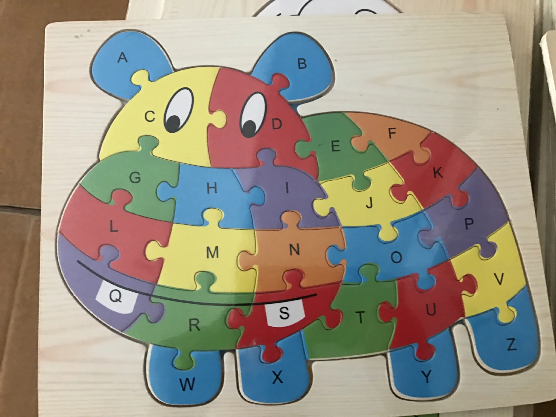 26 English Letter Jigsaw Puzzle Game for Early Education