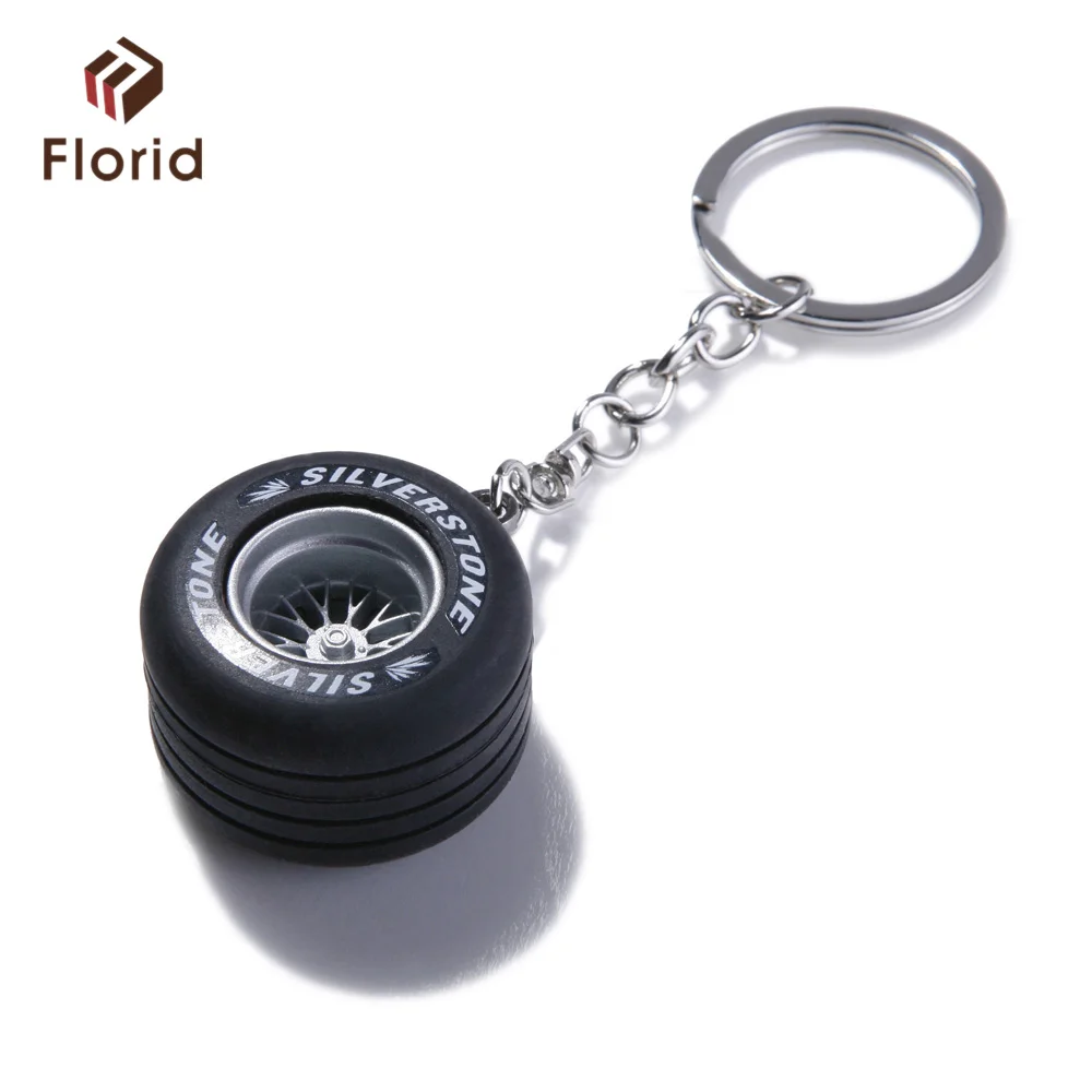 Metal Carriage Wheel Keychains - Customized Promotional Gifts