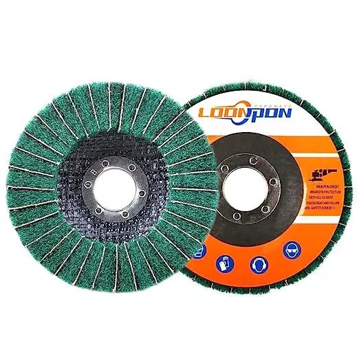 4.5 Inch Nylon Fiber Flap Discs Assorted Sanding Grinding Buffing ...