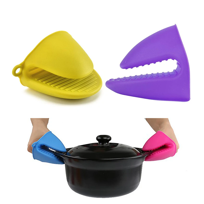 Customised Silicone Silicone Oven Cooking Heat Resistant Pinch Mitt ...