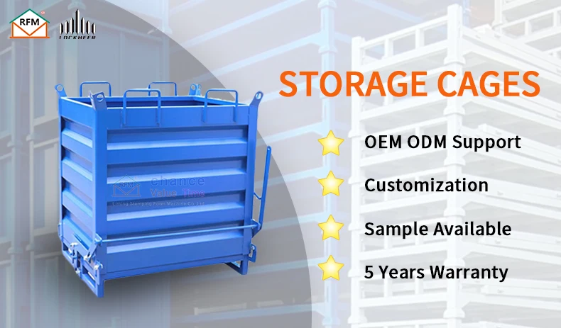 Factory Direct Sales Galvanized Foldable Custom Heavy Duty Metal Box ...