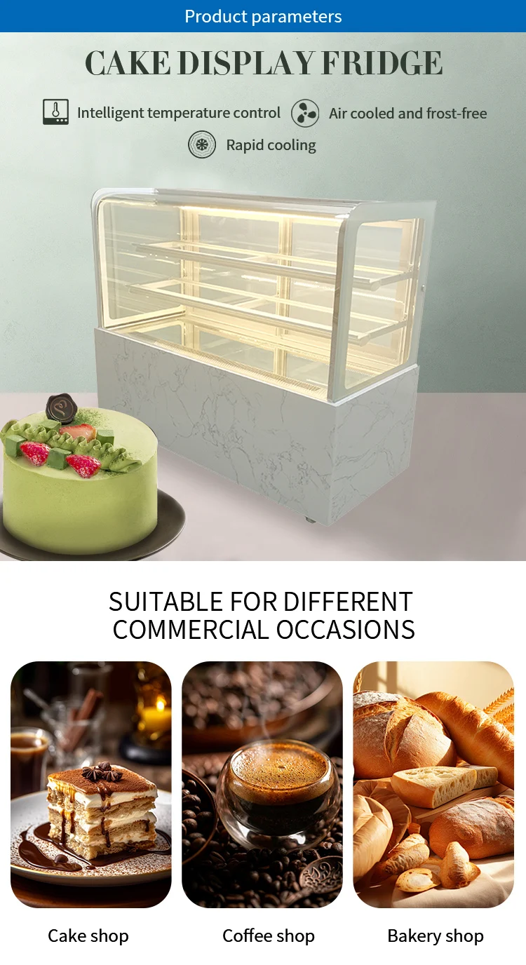 High Quality Cake Chiller Showcase Display Cabinet Pastry Cooler ...