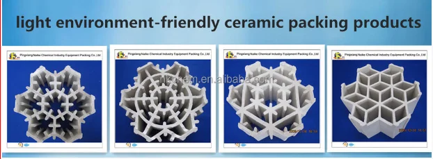 Light Porcelain Packing Ceramic Scrubber Packing For Washing Benzene ...