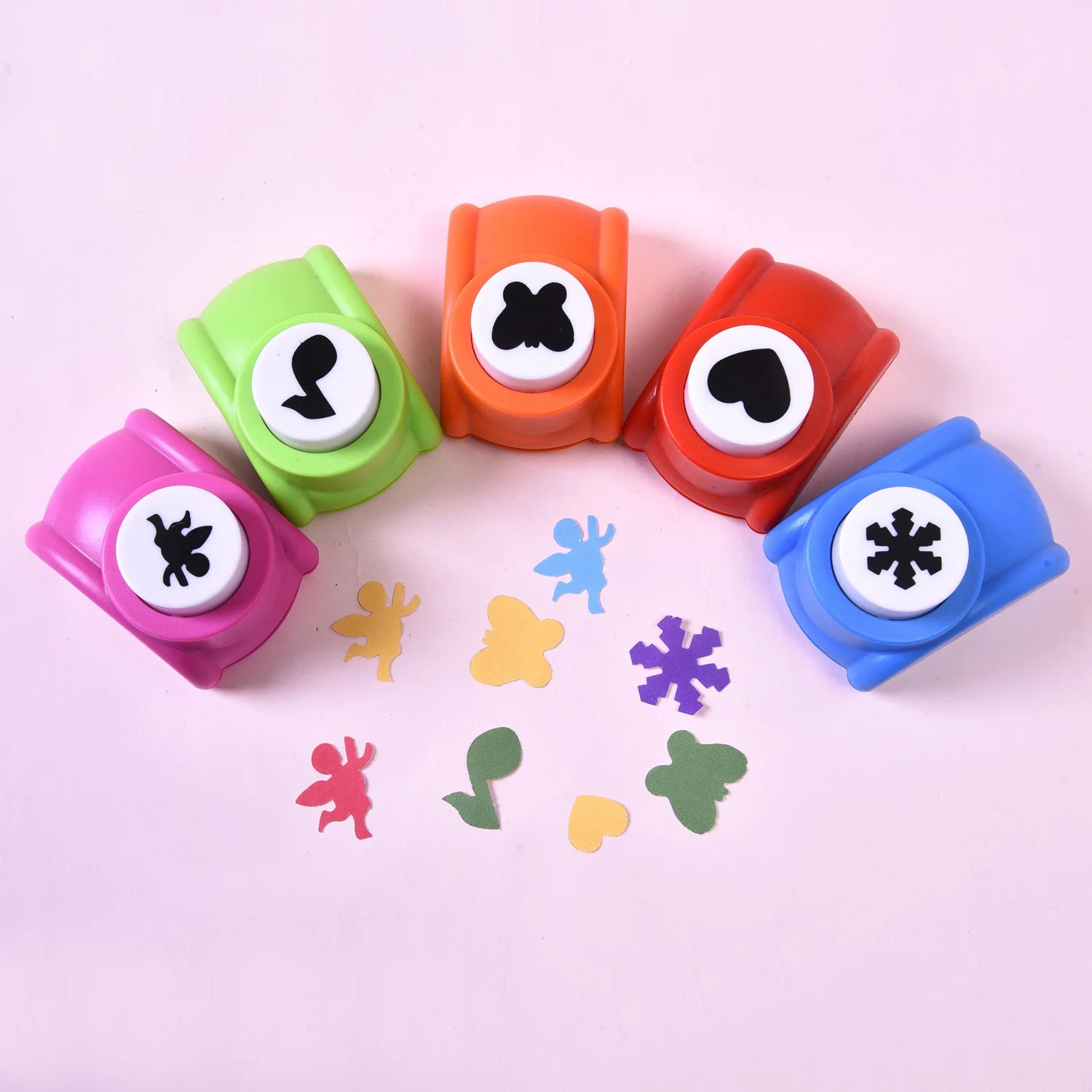 Cute Pattern Mini Hole Puncher Kids Handmade DIY Embossing Device Paper ...