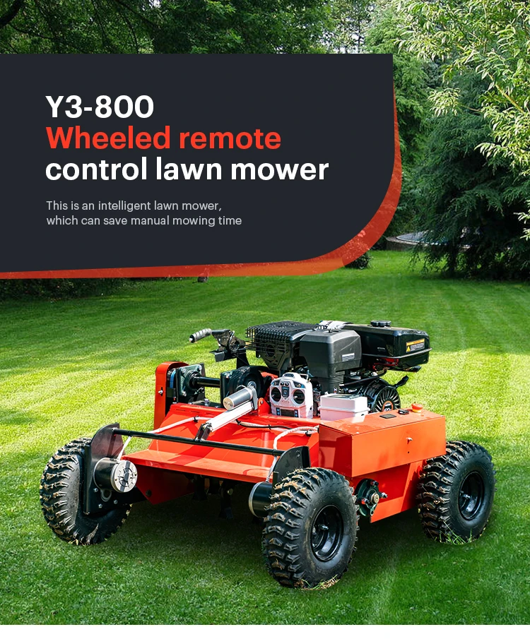 Fully Automatic Remote Control Intelligent Flail Orchard Grass Smart ...