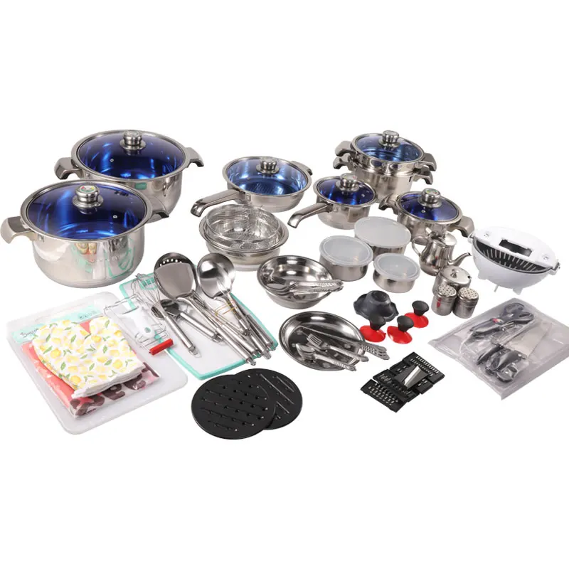 Soup Pot Stainless Steel Induction Bottom Kitchen Cookware Set ...