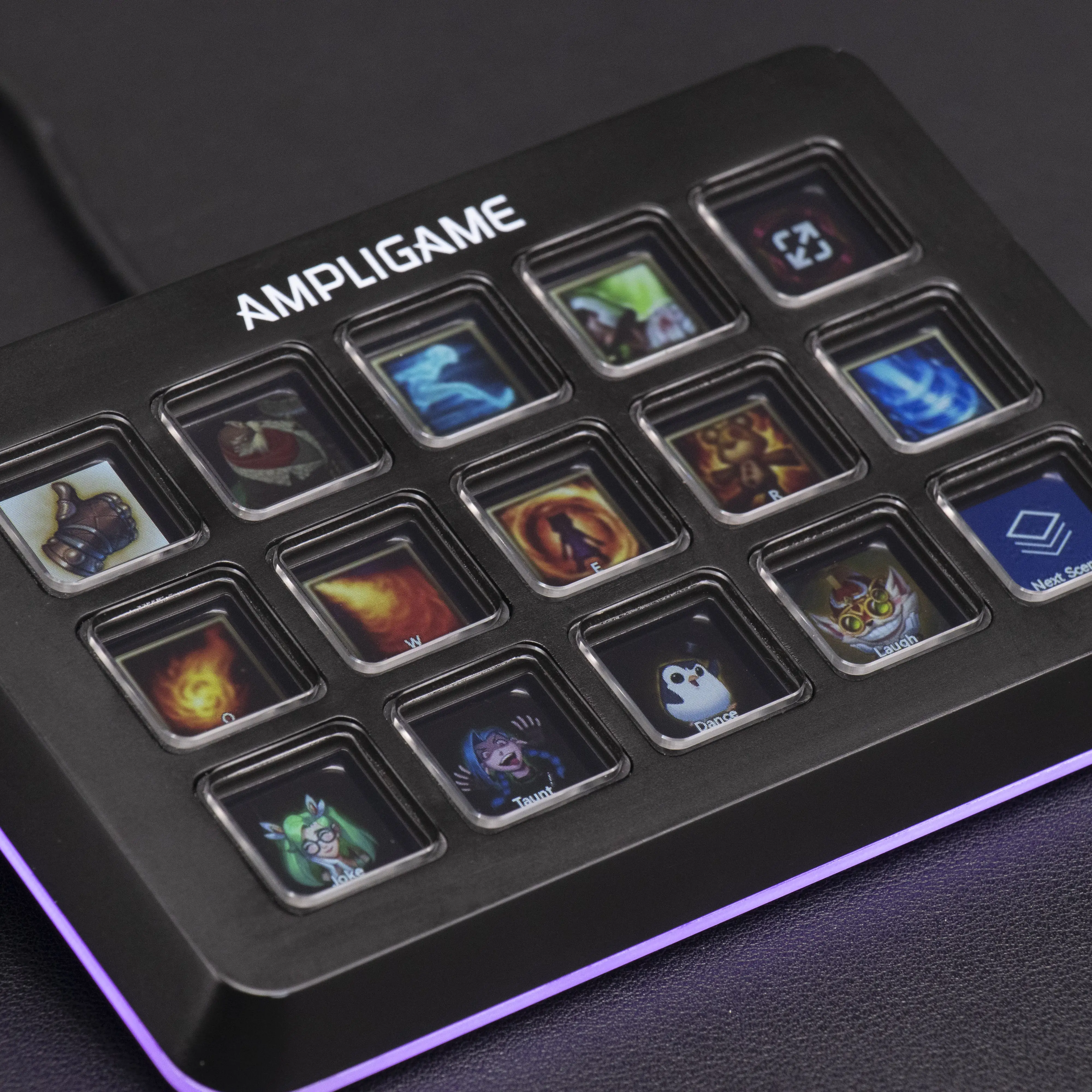 Fifine Ampligame 15 Customizable Lcd Keys Stream Controller Keypad Stream Deck Keyboard Pc