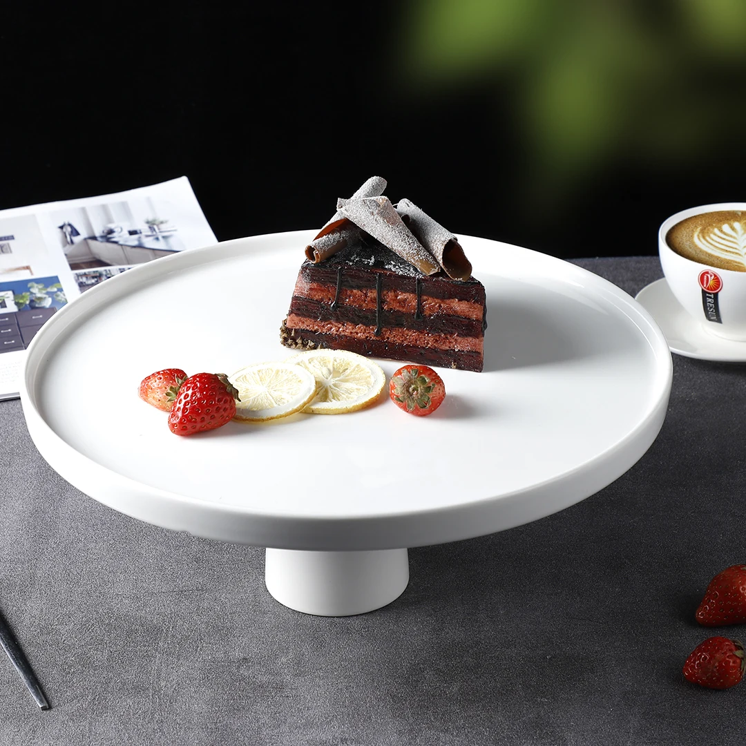 Modern Round White Color Luxury Party Decoration Porcelain Ceramic ...