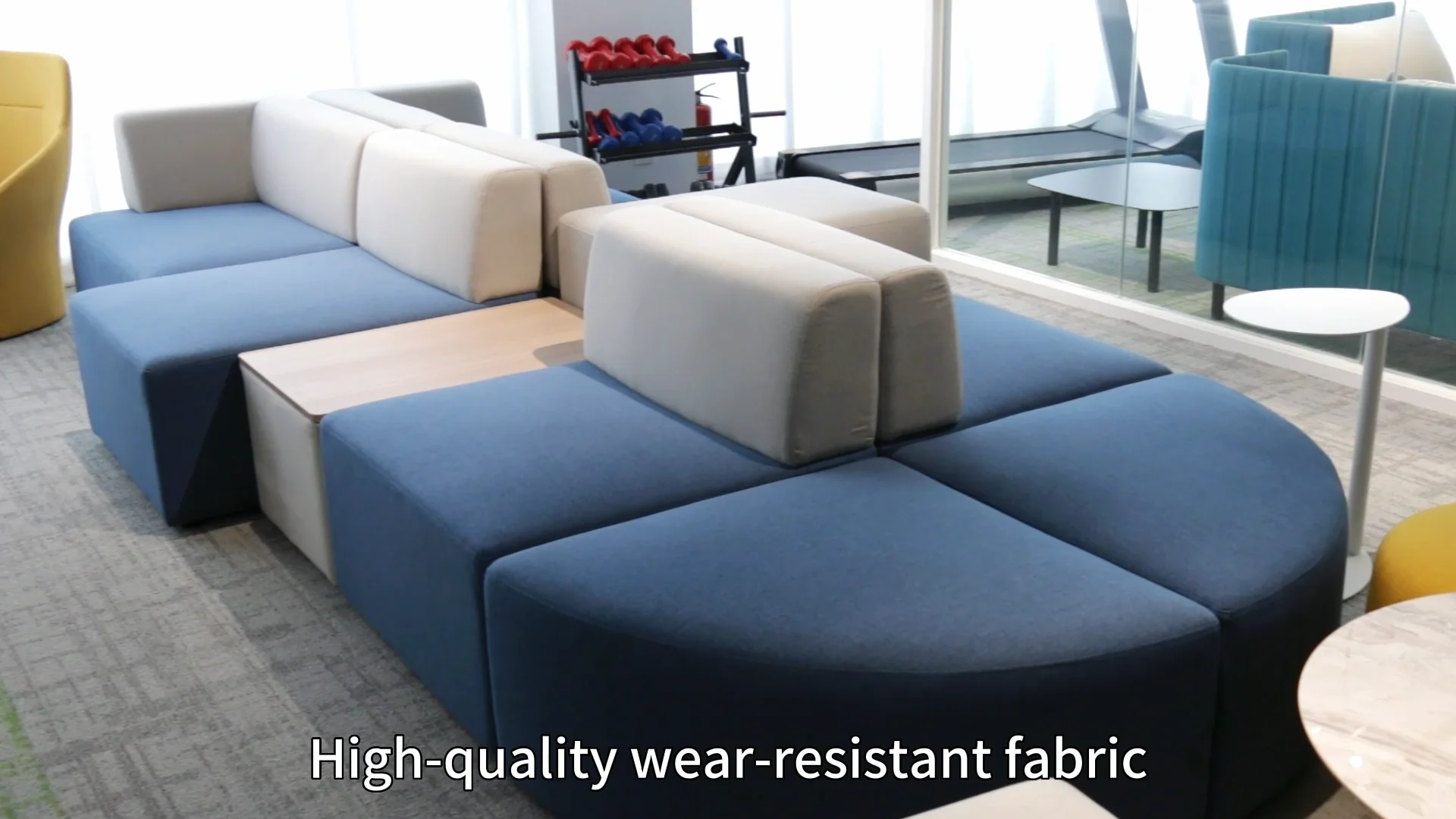 Modern Sofa Set Office Furniture Lobby Public Area Leisure Sofa Seating ...