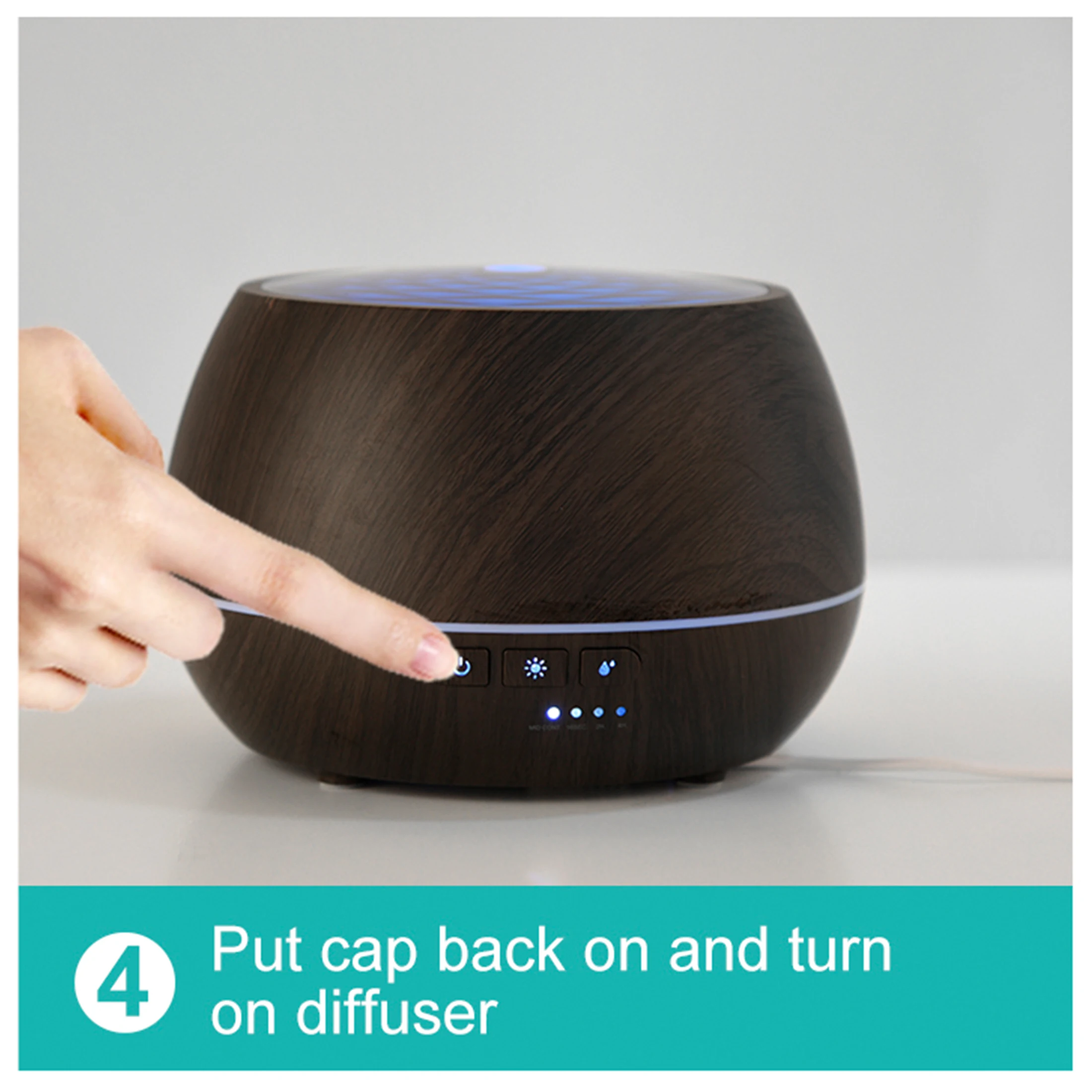 Factory Bluetooth Speaker RGB Led Light Remote Control Humidificateur ...