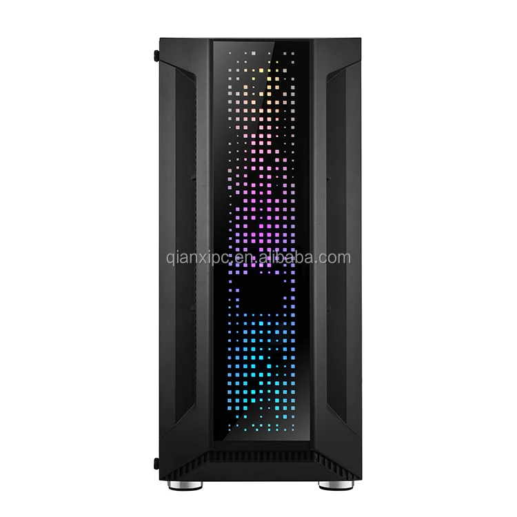 Pc Case Gaming Cabinet Two Tempered Glass Gaming Atx Mid Tower Gamer ...