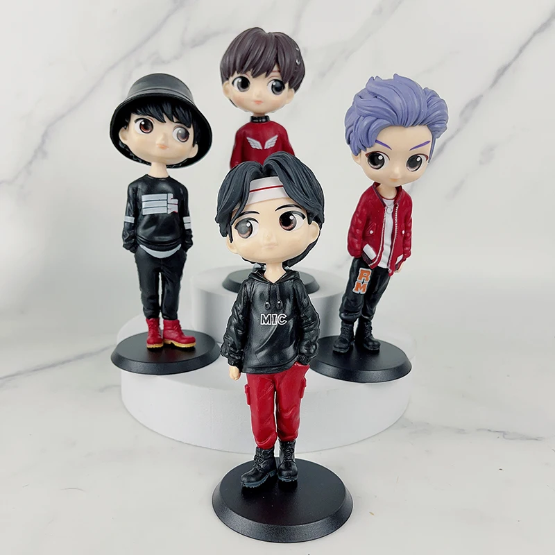 7pcs/set Q Version KPOP Star Idol Group Action Figure Toys
