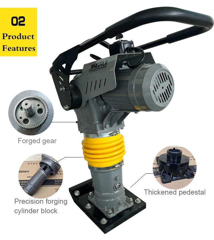 3kw Electric Tamping Rammer Compactor - Low Noise, Long Life