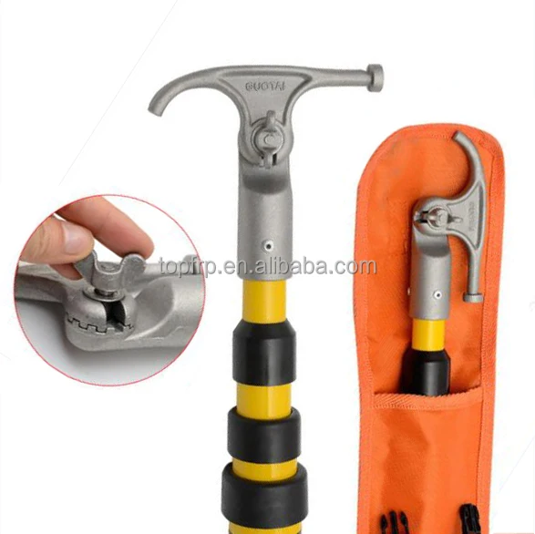 High Voltage Fiberglass Telescopic Hot Stick Insulated Operation Rod