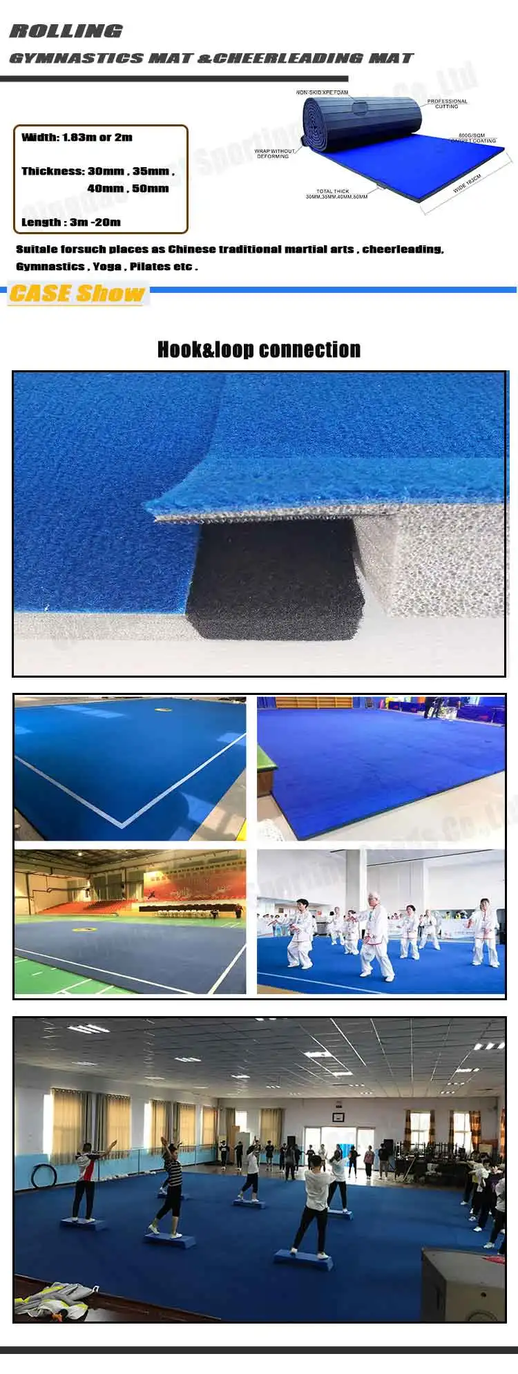 Wholesale Cheerleading Roll Mat - Gymnastics Spring Floors