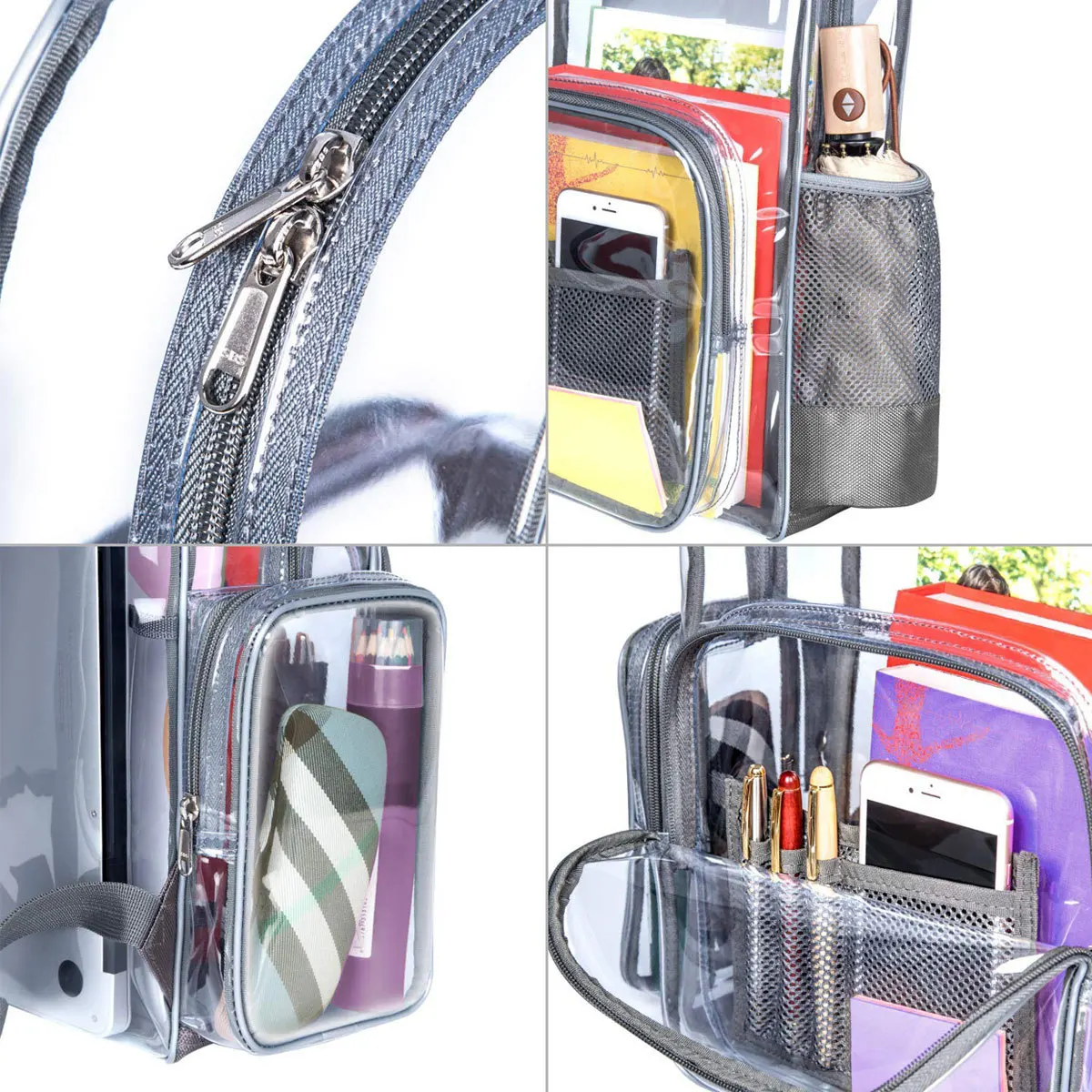 Large Capacity Backpacks Clear Backpack Heavy Duty Transparent Pvc ...