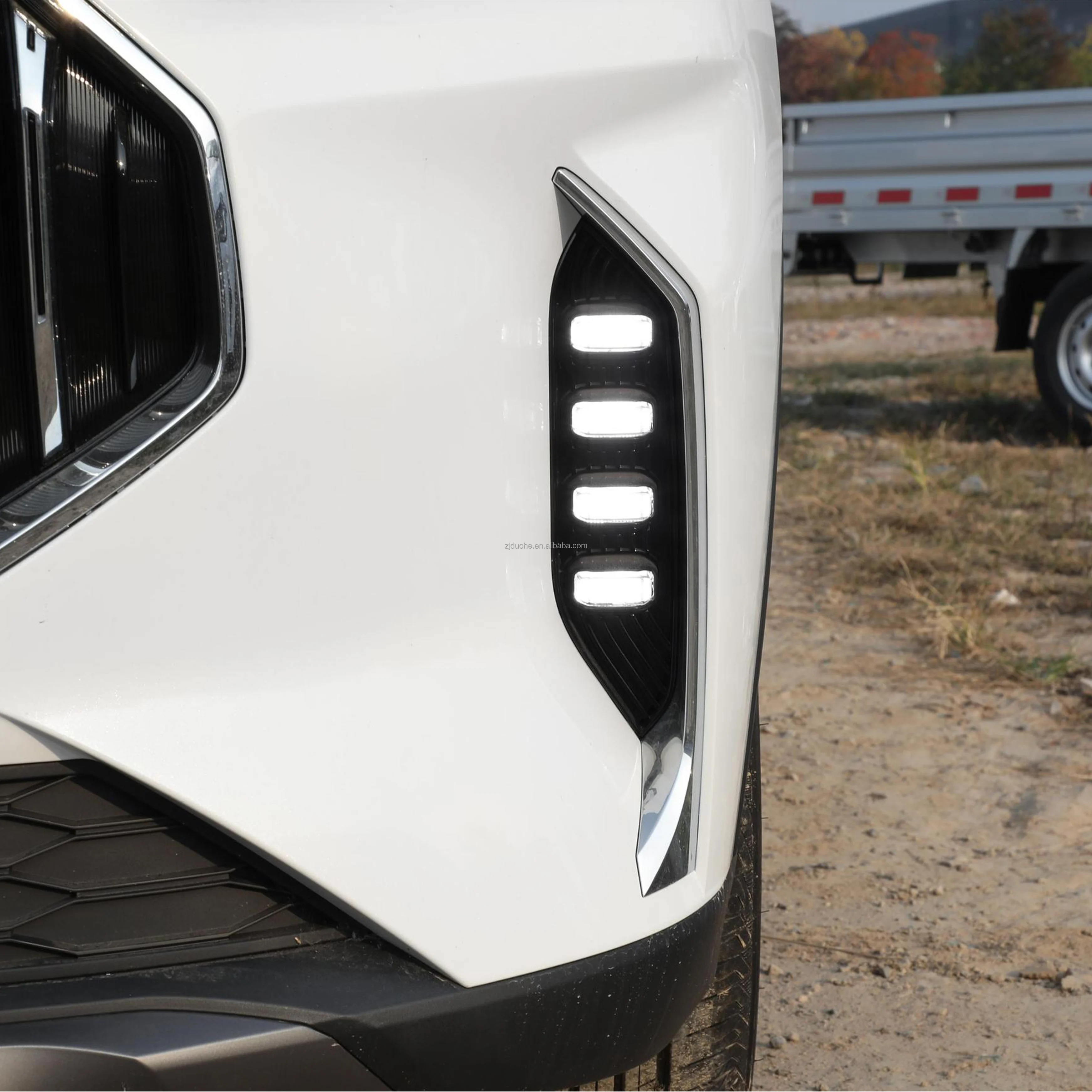 For Jetour X70plus Bodykit Trim Stripe-cover Of Drl Lh/rh Front Bumper ...