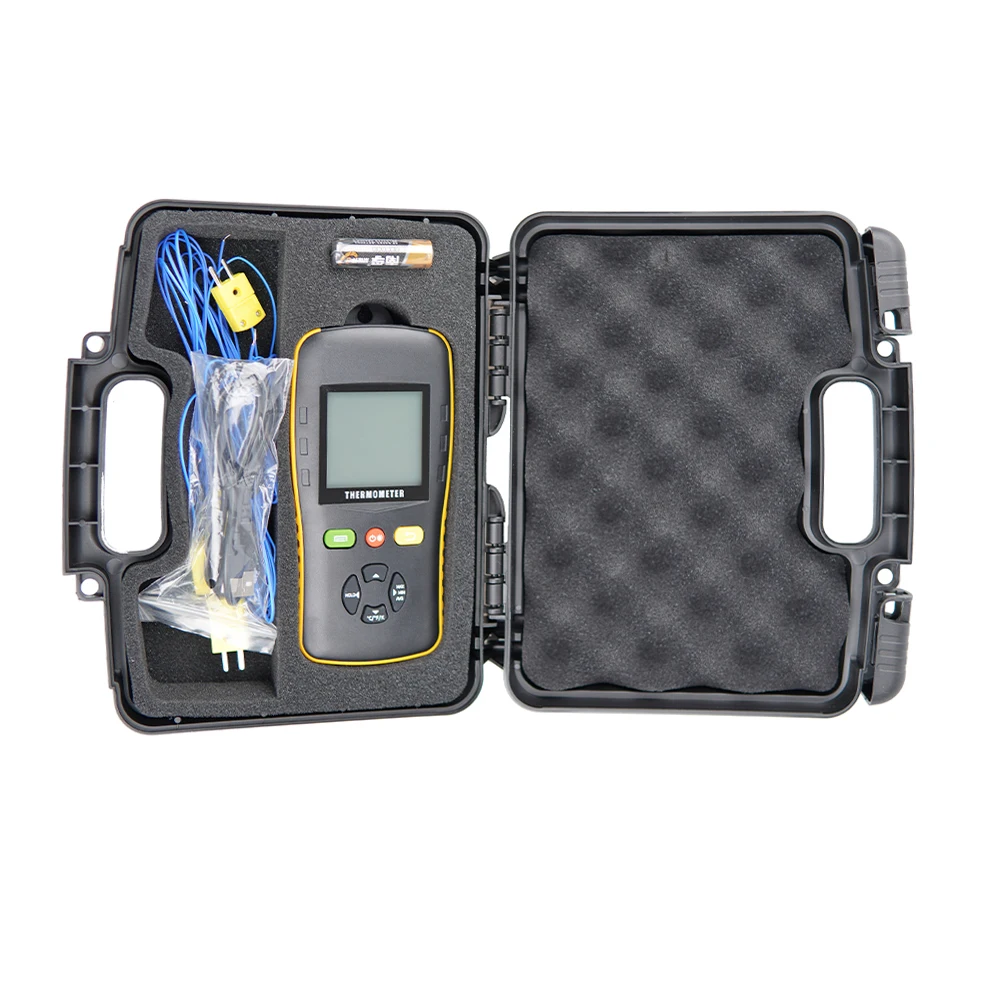 4 Channel K Type Digital Temperature Sensor Probe Thermocouple ...