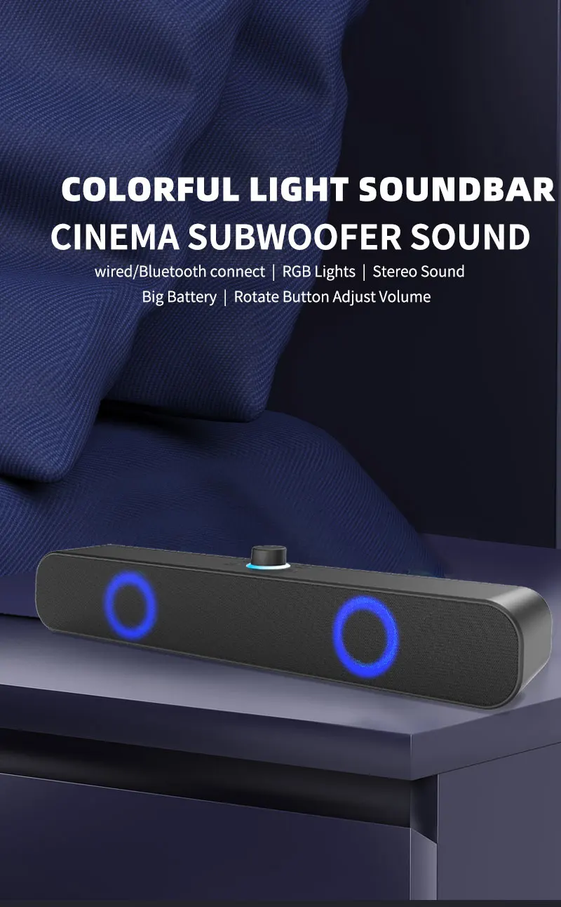 Afk Soundbar Speaker With Bluetooth Aux Usb Connection Speakers ...